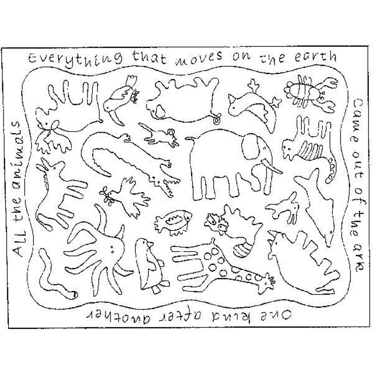 oh noah coloring pages