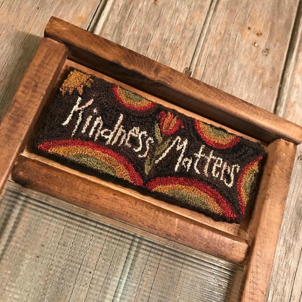 Punch Needle Kit - Kindness Matters | The Woolery