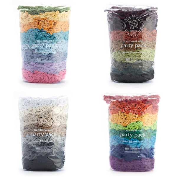 Friendly Loom Traditional Size Loops - Party Pack | Pot Holder Loops ...