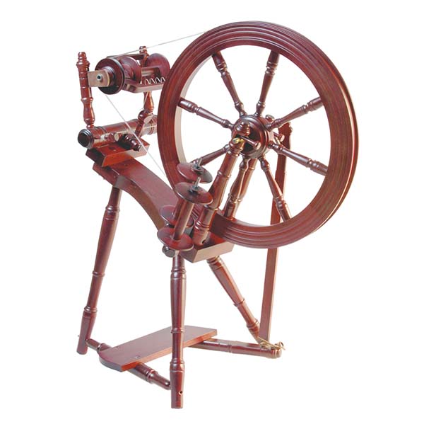 Kromski Prelude Mahogany Spinning Wheel | The Woolery