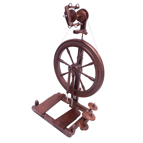 Kromski Sonata Encore Spinning Wheel - Walnut Finish | The Woolery