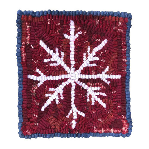 Beginner Rug Hooking Kit - Snowflake | The Woolery