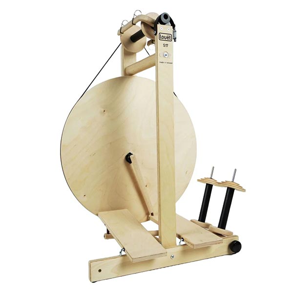 Louet S17 Spinning Wheel - Double Treadle | The Woolery
