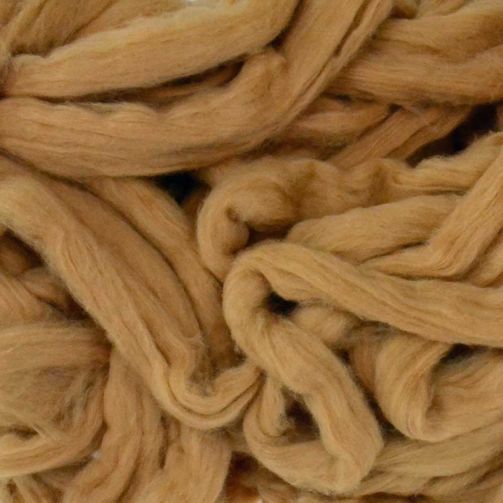 Easy to Spin Pima Natural Brown Cotton Sliver | The Woolery
